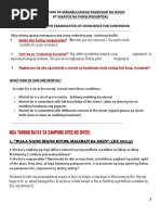 Confession Guide - Tagalog | PDF