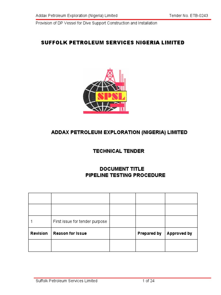 Pipeline Testing for Oil Industry | PDF | Calibration | Pipeline Transport