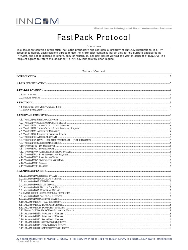 FastPack Protocol (31172) | PDF | Transmission Control Protocol | Port ...