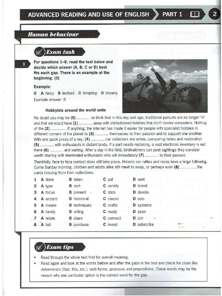 Cae Booster C1useofenglishhumanbehaviour c1 Online 001 | PDF