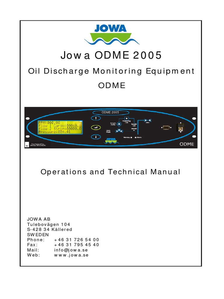 ODME 2005 Manual | PDF