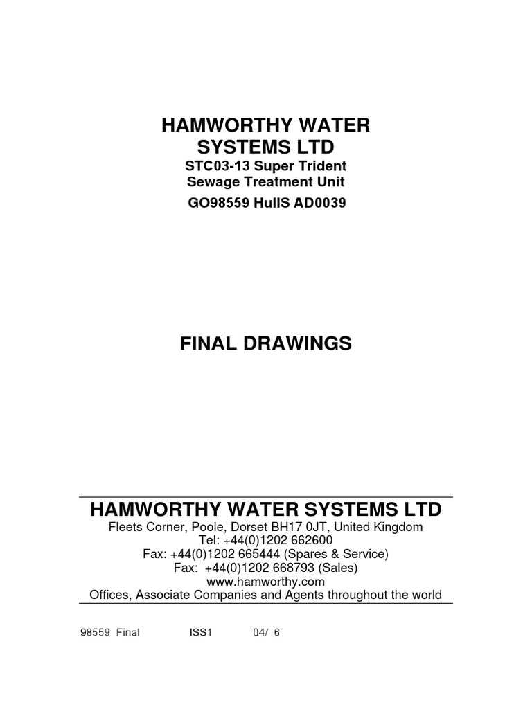 9.sewage Treatment Plant | PDF | Pump | Sewage Treatment