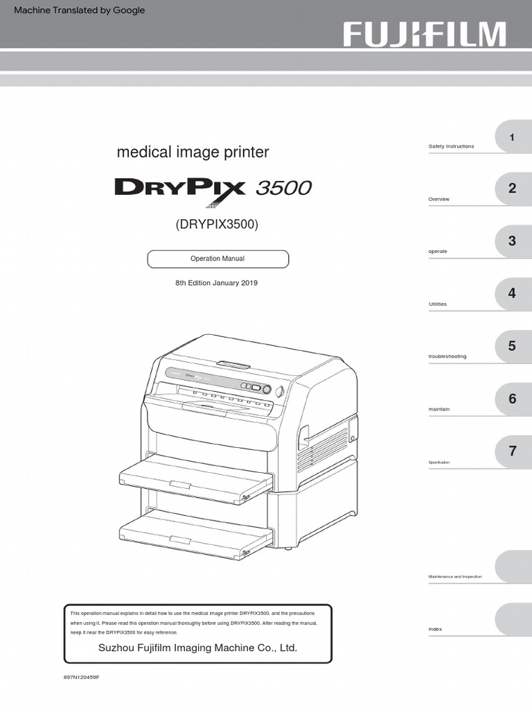 DRYPIX 3500 操作手册 | PDF | Electromagnetic Compatibility ...