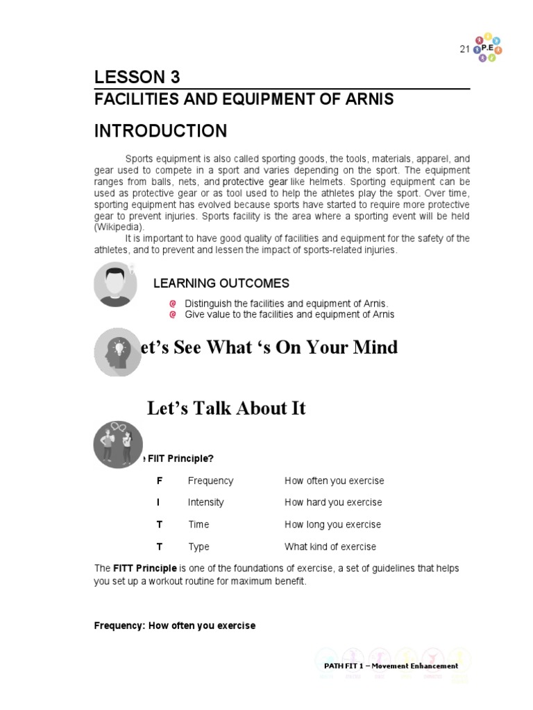 Chapter I - Lesson 1 | PDF | Weight Training | Strength Training