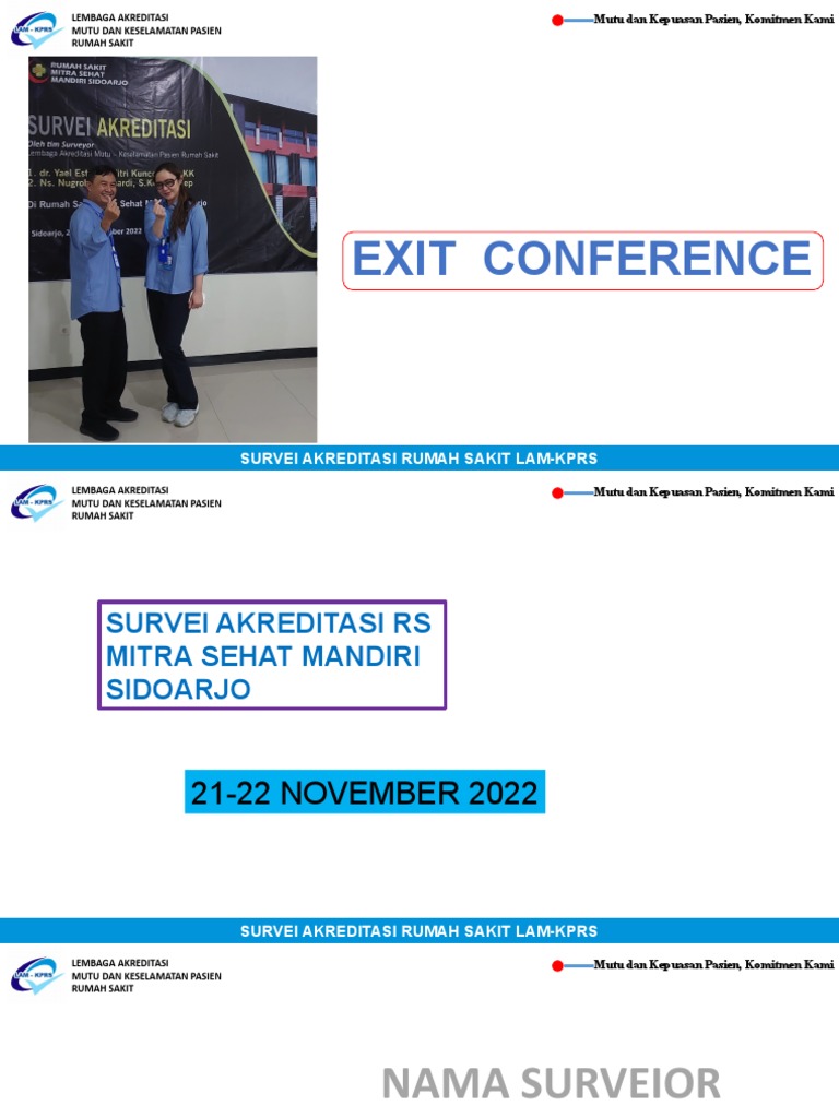 Exit Conference | PDF