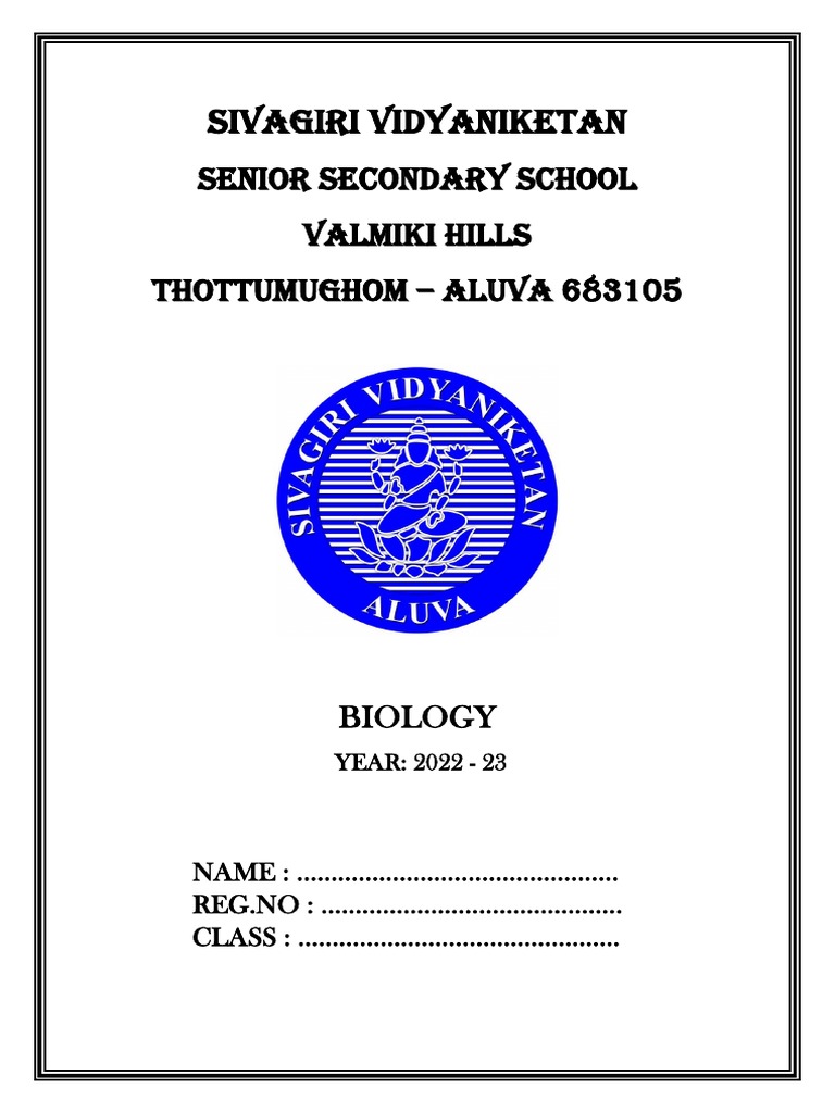 Bio Front Page-1 | PDF