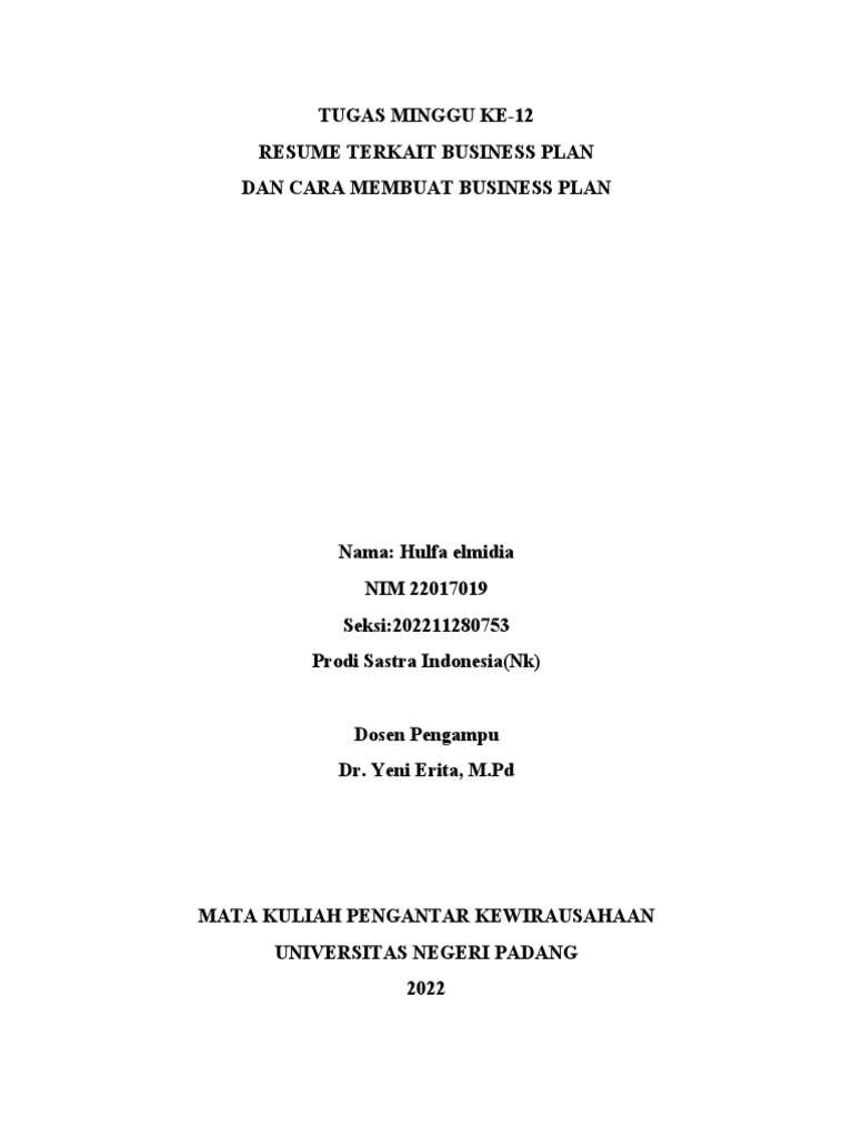 Tugas Minggu Ke 12 Kwu | PDF