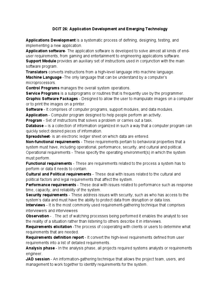 Dcit26 Reviewer Pdf Object Computer Science Programming