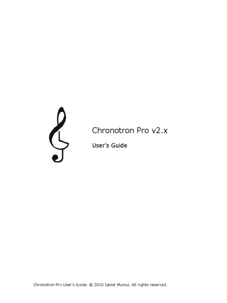 Chronotron Pro | Download Free PDF | License | Installation (Computer ...