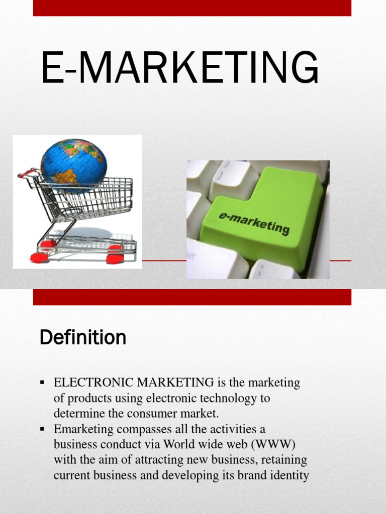 EMARKETING | PDF | Digital Marketing | Marketing