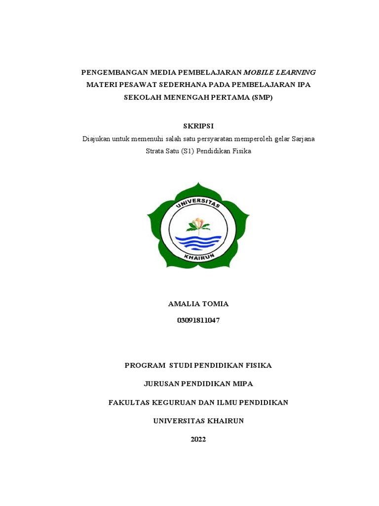 SKRIPSI (Amalia) Revisi | PDF