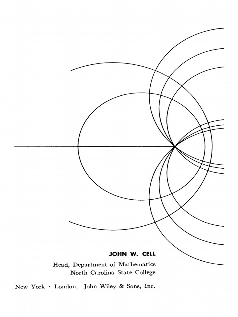 Cell J. W. - Analytic Geometry (1960) | PDF | Line (Geometry ...