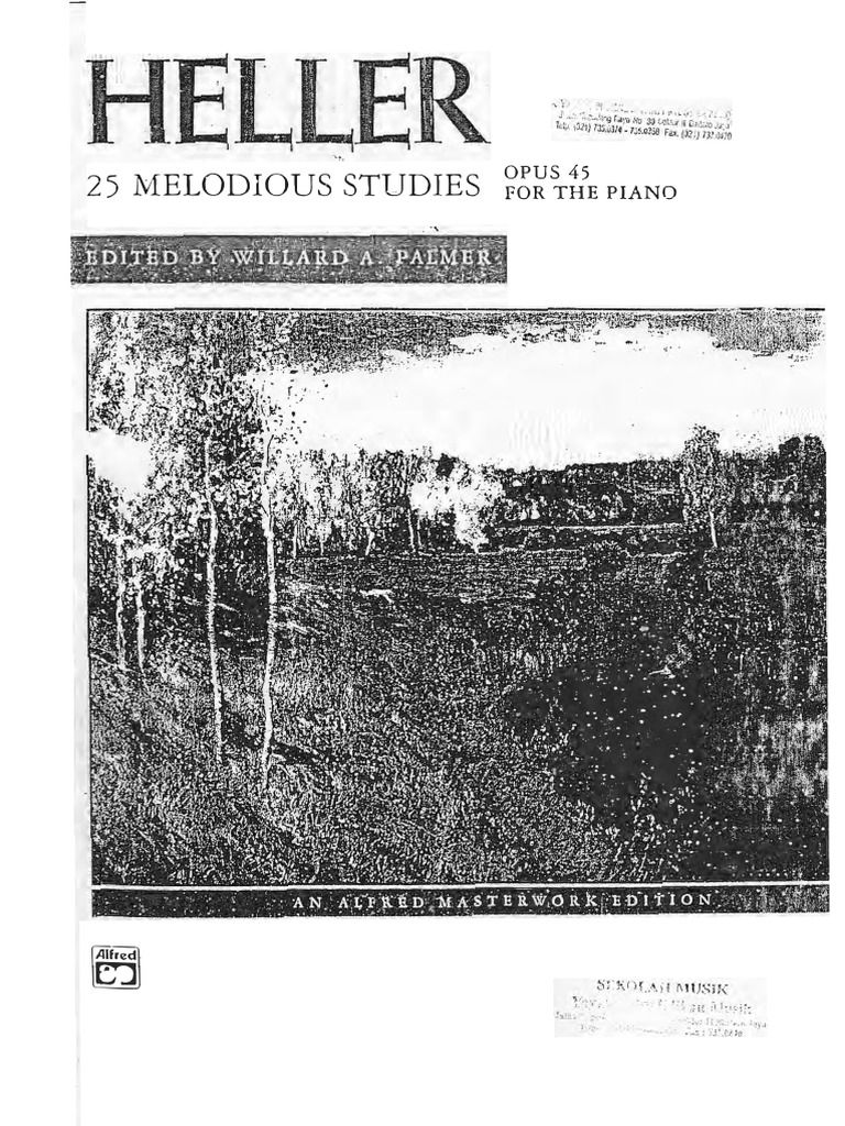 Heller - Stephen - 25 Melodious Studies Op 45 (Alfred) | PDF | Musical Compositions | Music Theory
