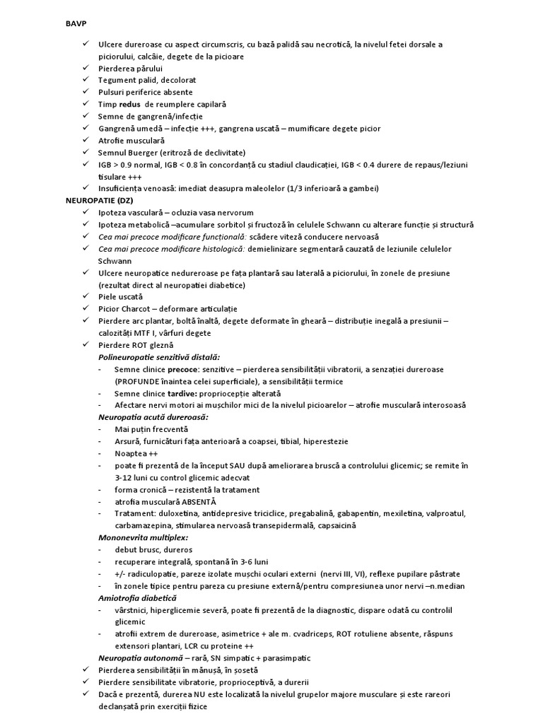BAVP Vs Neuropatie | PDF