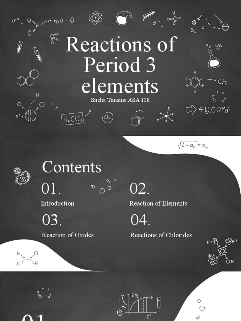 Reactions of Period 3 Elements | PDF | Hydroxide | Oxide