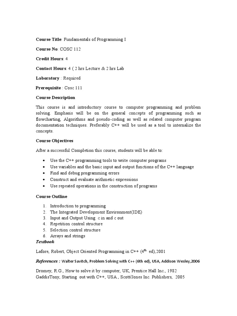 All Exit Exam Course Outline of Unity University | PDF | Databases ...