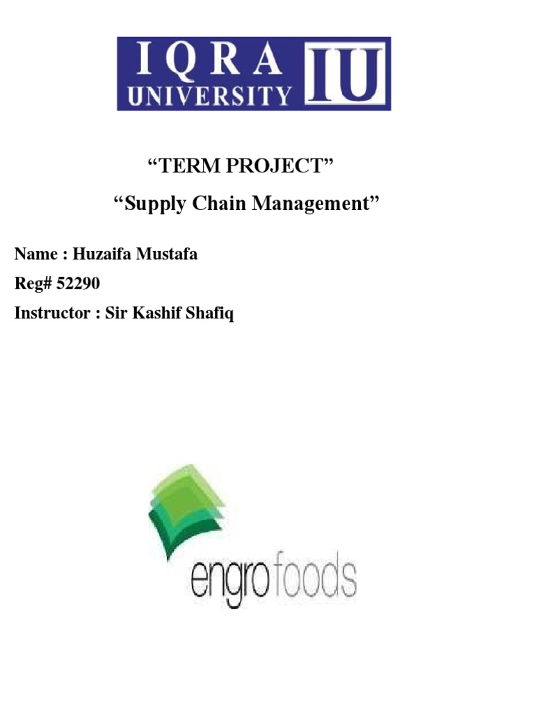 SCM Final Report | PDF