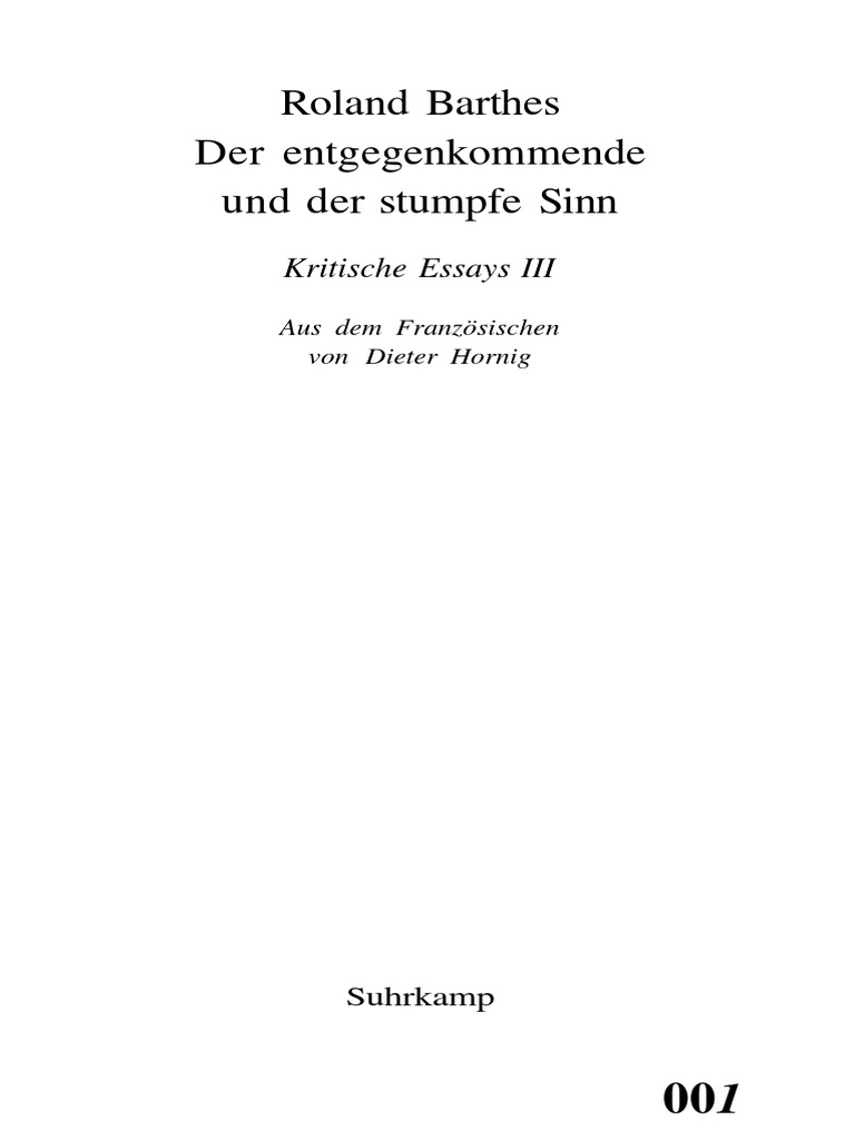 Roland Barthes | PDF