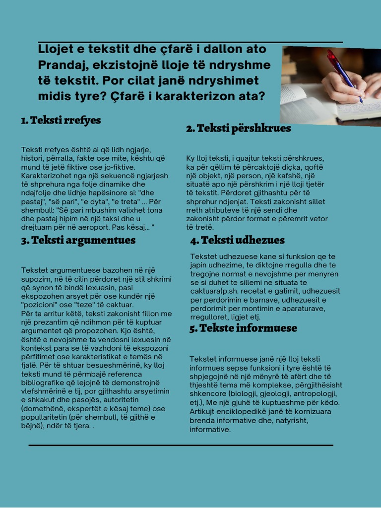 Teksti Përshkrues | PDF