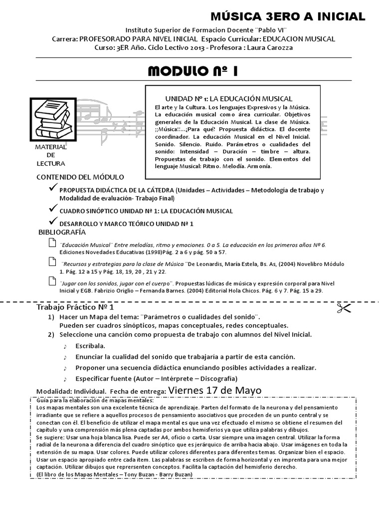 Modulo 1 | PDF | Canciones | Ritmo