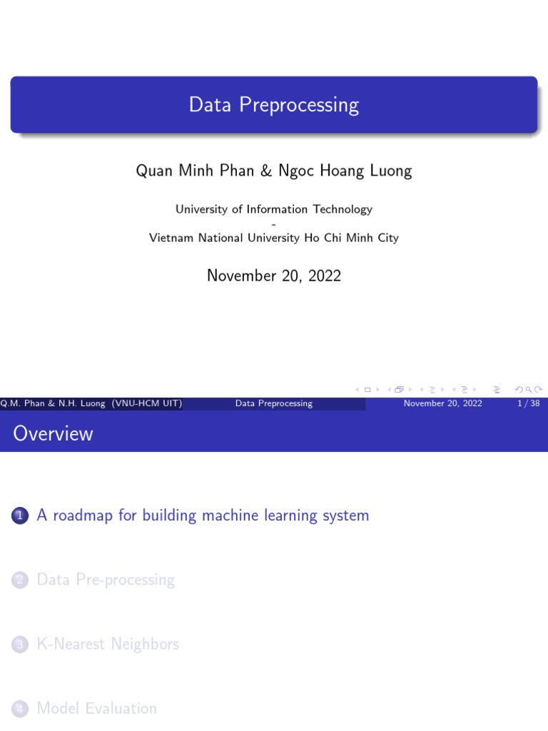 Data Preprocessing Tutorial | PDF | Applied Mathematics | Statistics