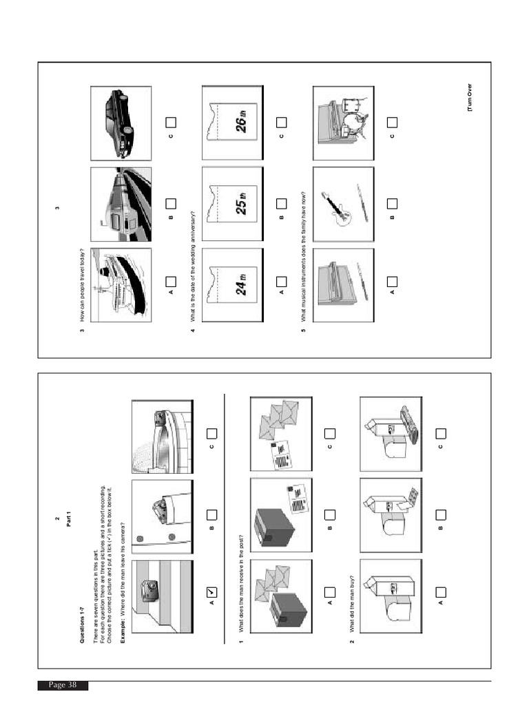 Listening Comprehension Practice Test | PDF