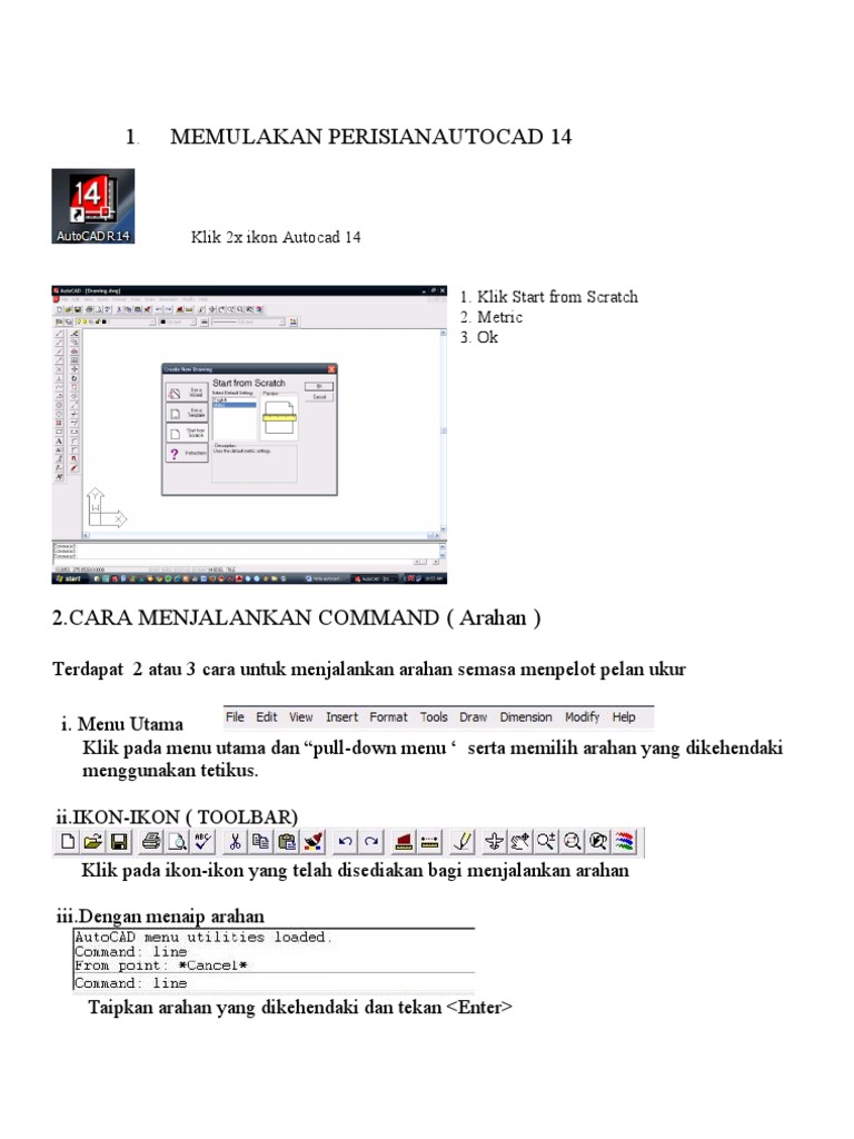 Nota Autocad | PDF | Metode & Bahan Ajar | Komputer