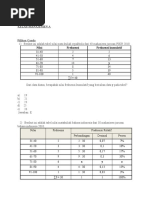 Soal UTS Statistik 1 | PDF