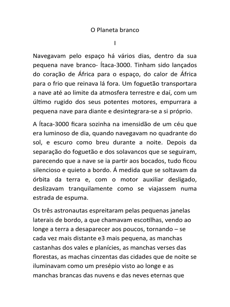 O Planeta Branco | PDF