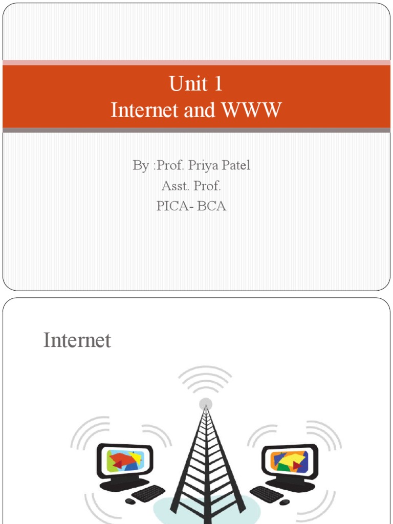 Unit 1 | Download Free PDF | World Wide Web | Internet & Web