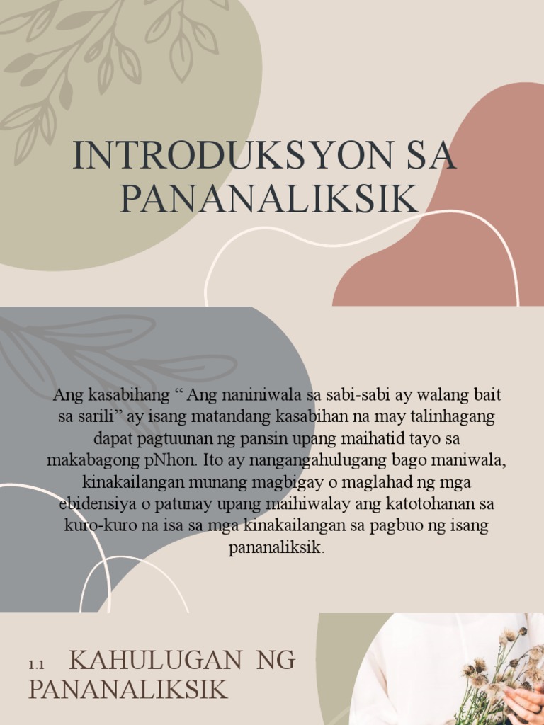 Introduksyon Sa Pananaliksik Autosaved | PDF