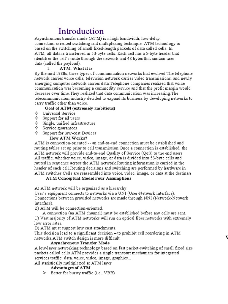 Cable Modems Pdf Asynchronous Transfer Mode Computer Network