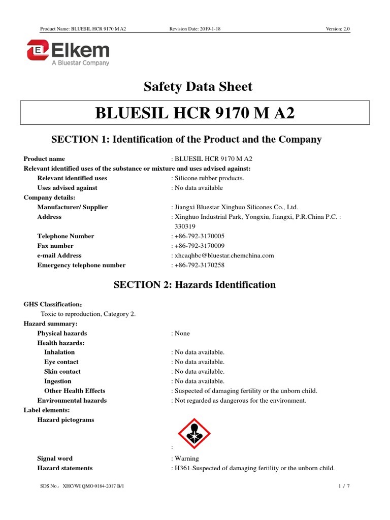 SDS - Bluesil HCR 9170 M A2 - Un - en - GHS - V20 - 211213 - 170234 ...