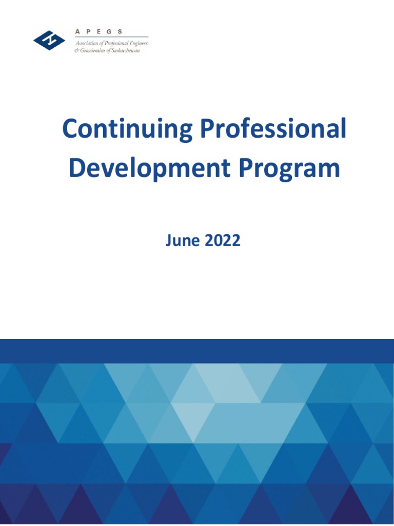 Continuing Professional Development Program for Association Members: An ...