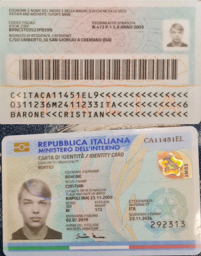 Carta D'identità | PDF