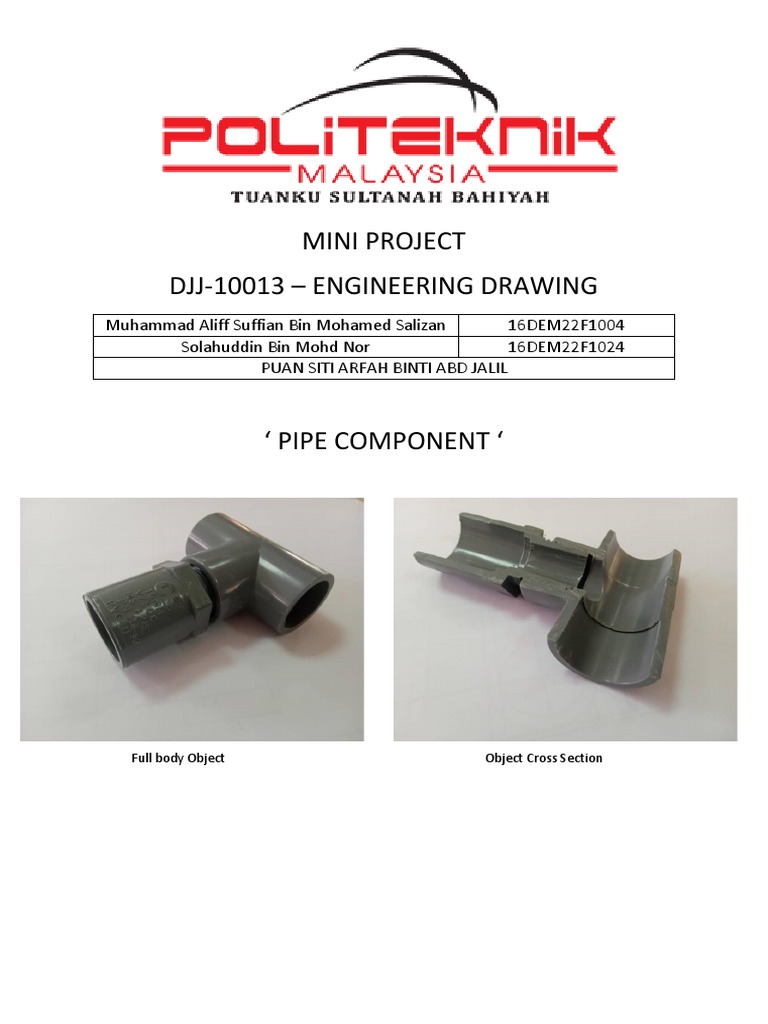 Aliff Suffian & Solah Report Mini Project Autocad | PDF | Computer ...