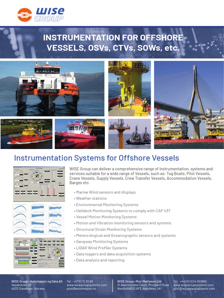 1 Instrumentation For Offshore Vessels | PDF | Science | Applied And ...
