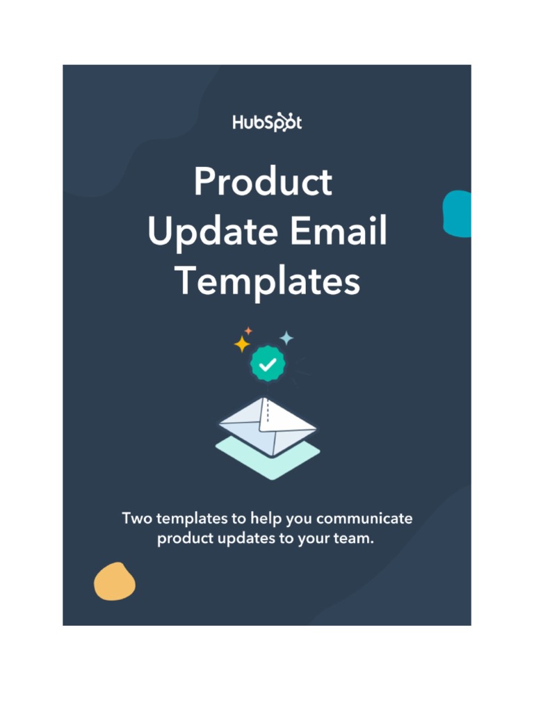 Product Update Email Templates | PDF