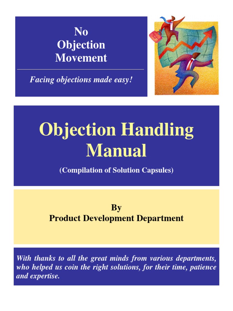 Objection Handling Manual | Download Free PDF | Life Insurance | Insurance
