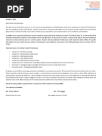 PTC Invitation Letter | PDF