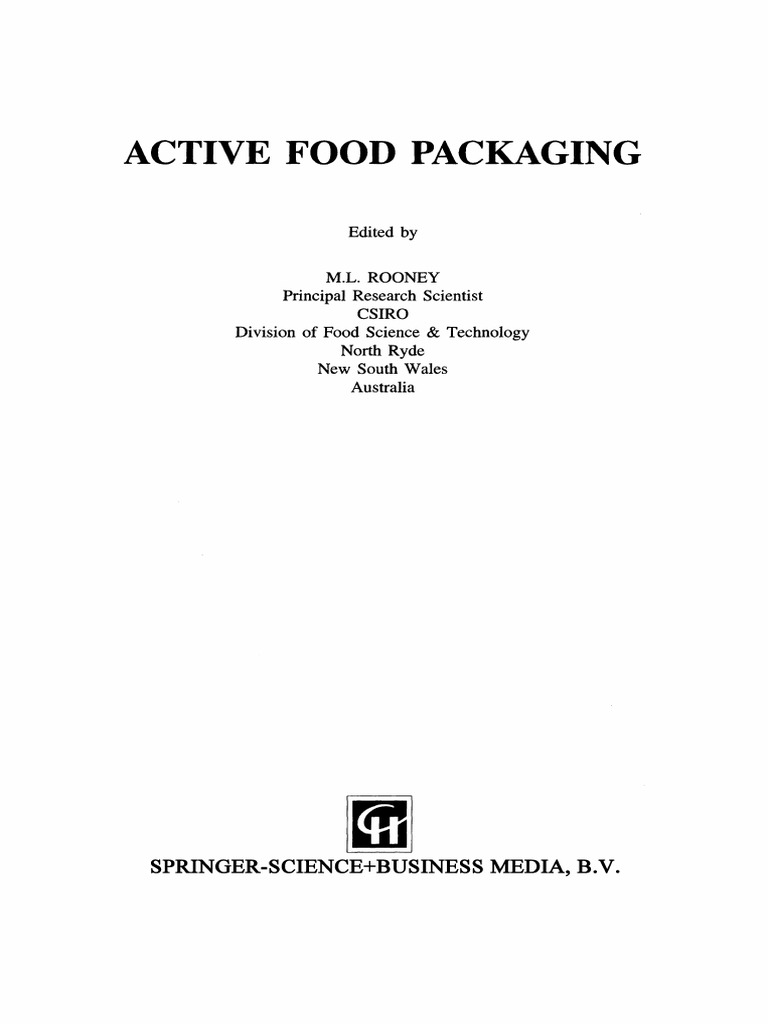 Active Food Packaging Ebook | PDF | Materials | Chemistry