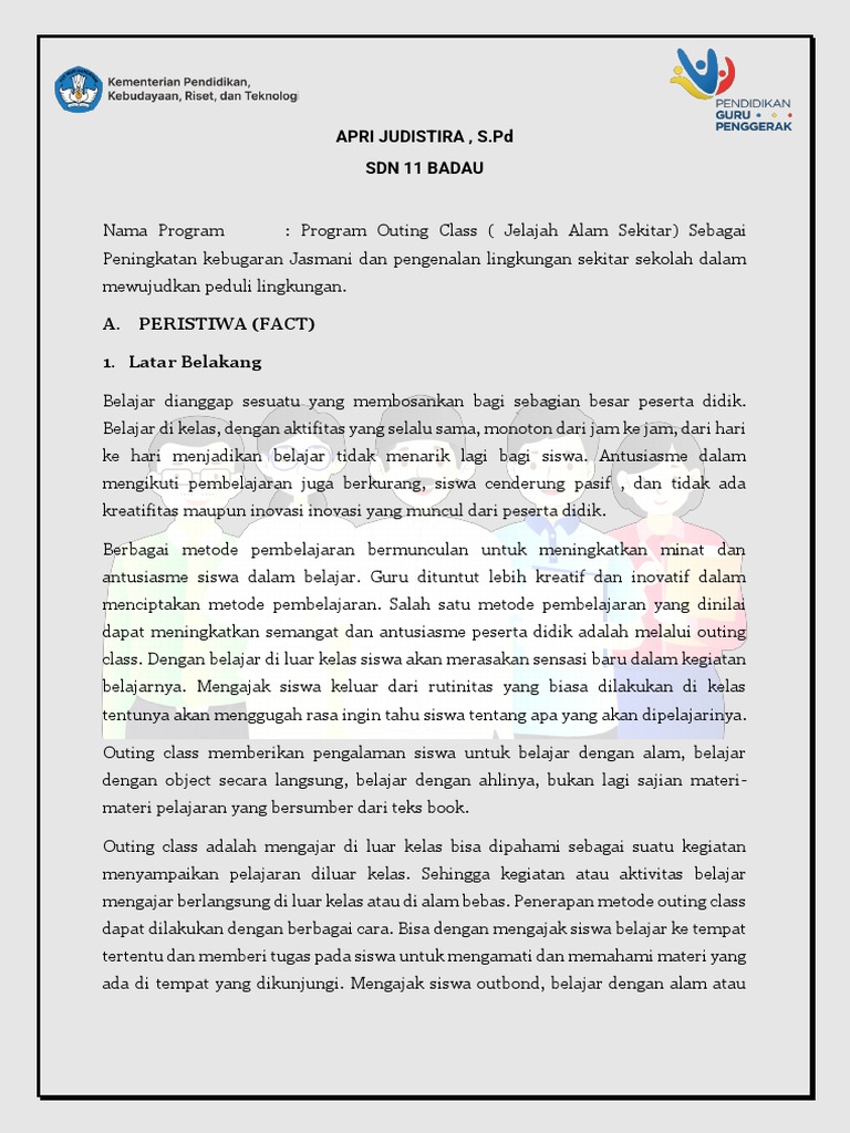 Contoh Aksi Nyata Modul - 3.3.a.10. Aksi Nyata | PDF