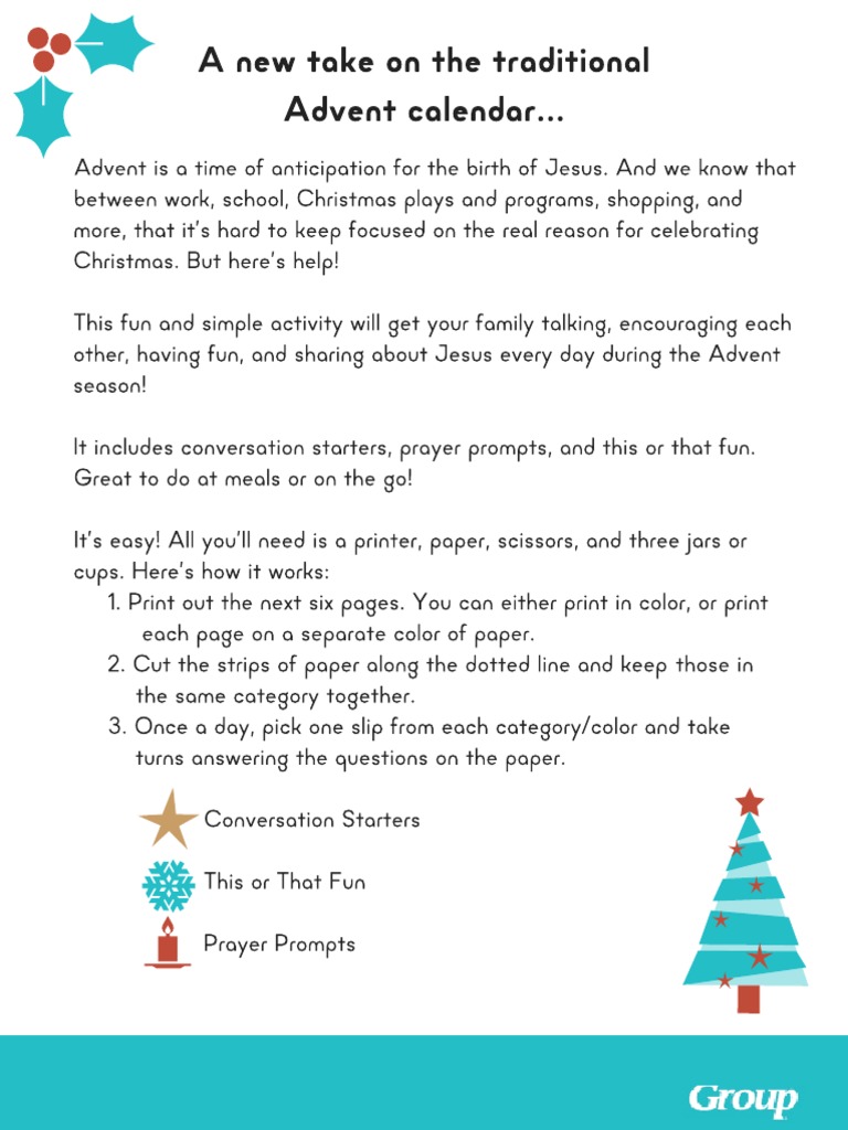 An Advent Adventure: A Fun and Faith-Filled Family Activity for Staying ...