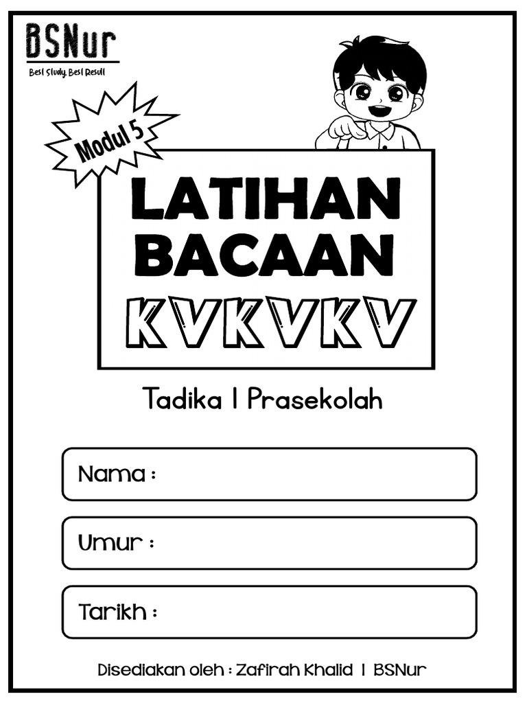 Modul 5 - Latihan Bacaan KVKVKV | PDF