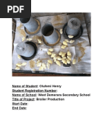 Agricultural Science - SBA MARKING SCHEME | PDF | Information | Data