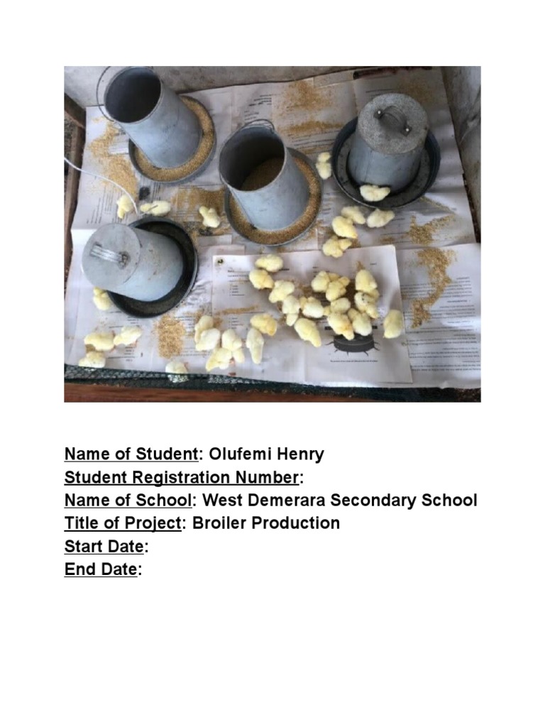 Agricultural Science - School Based Assessment | PDF