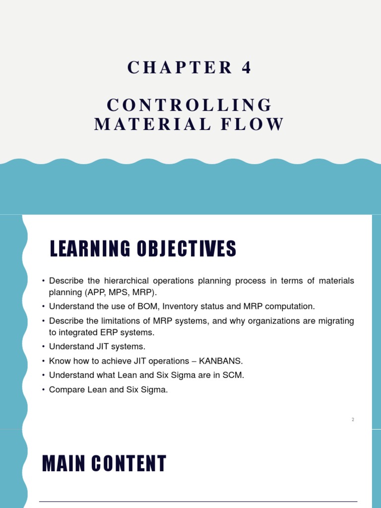 Manufacturing Material Planning | PDF | Lean Manufacturing | Six Sigma