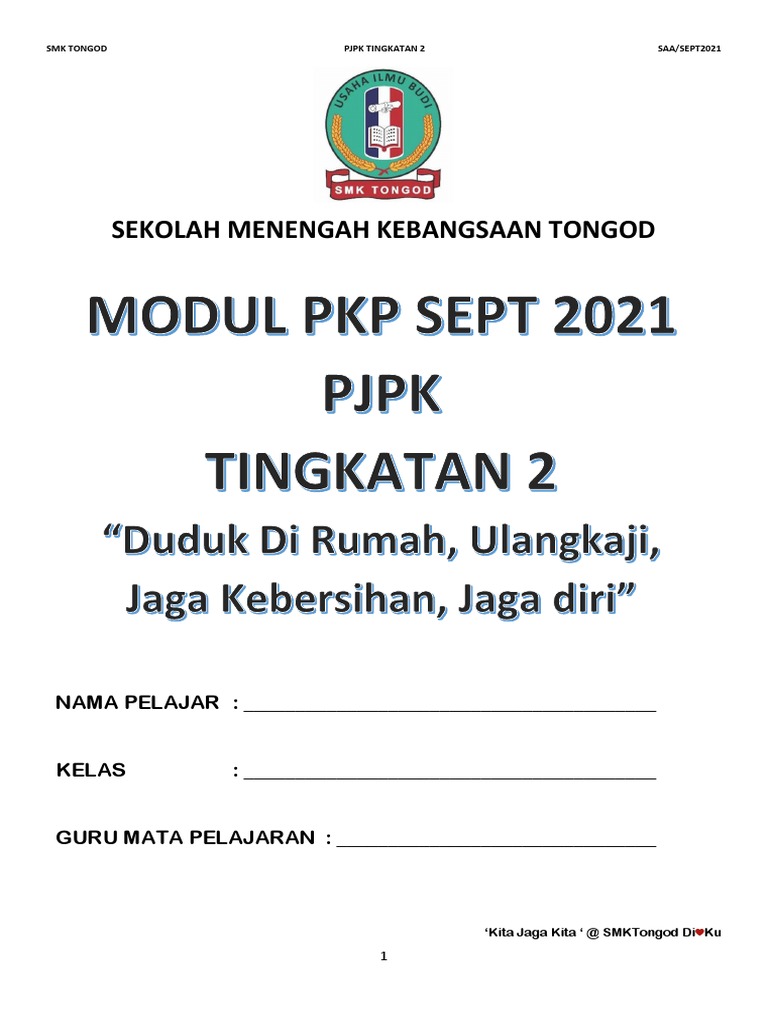 T2 Modul PJK PKP Sept 2021 | PDF