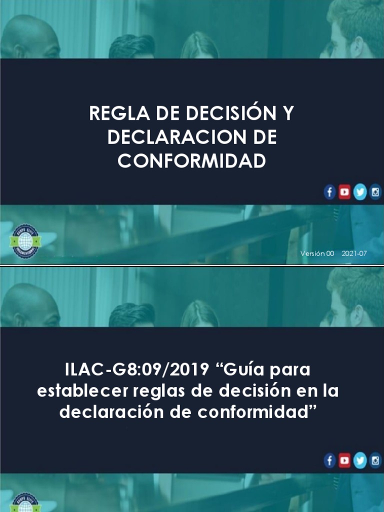Reglas de Decisión y Declaración de Conformidad | PDF | Incertidumbre | Calibración