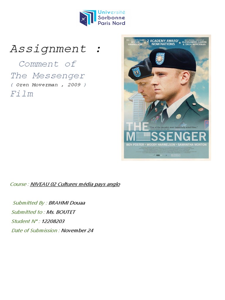 The Messenger (2009) | PDF